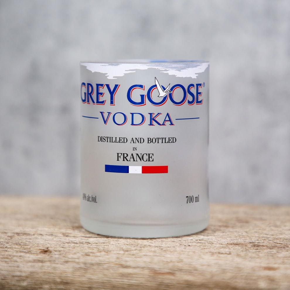 Grey Goose Glasses | Upcycled Vodka Bottle Glassware – SmoothEdge