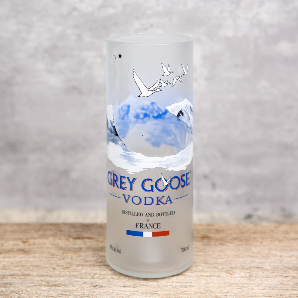 Grey Goose Glasses | Upcycled Vodka Bottle Glassware – SmoothEdge
